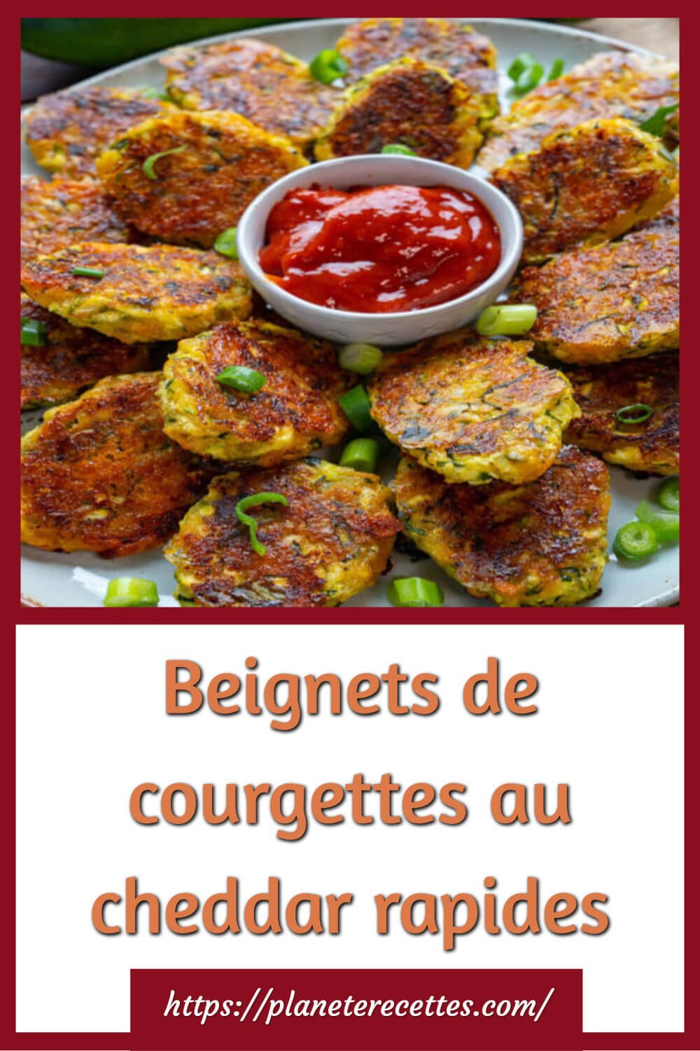 Beignets de courgettes au cheddar rapides – Planète Recettes