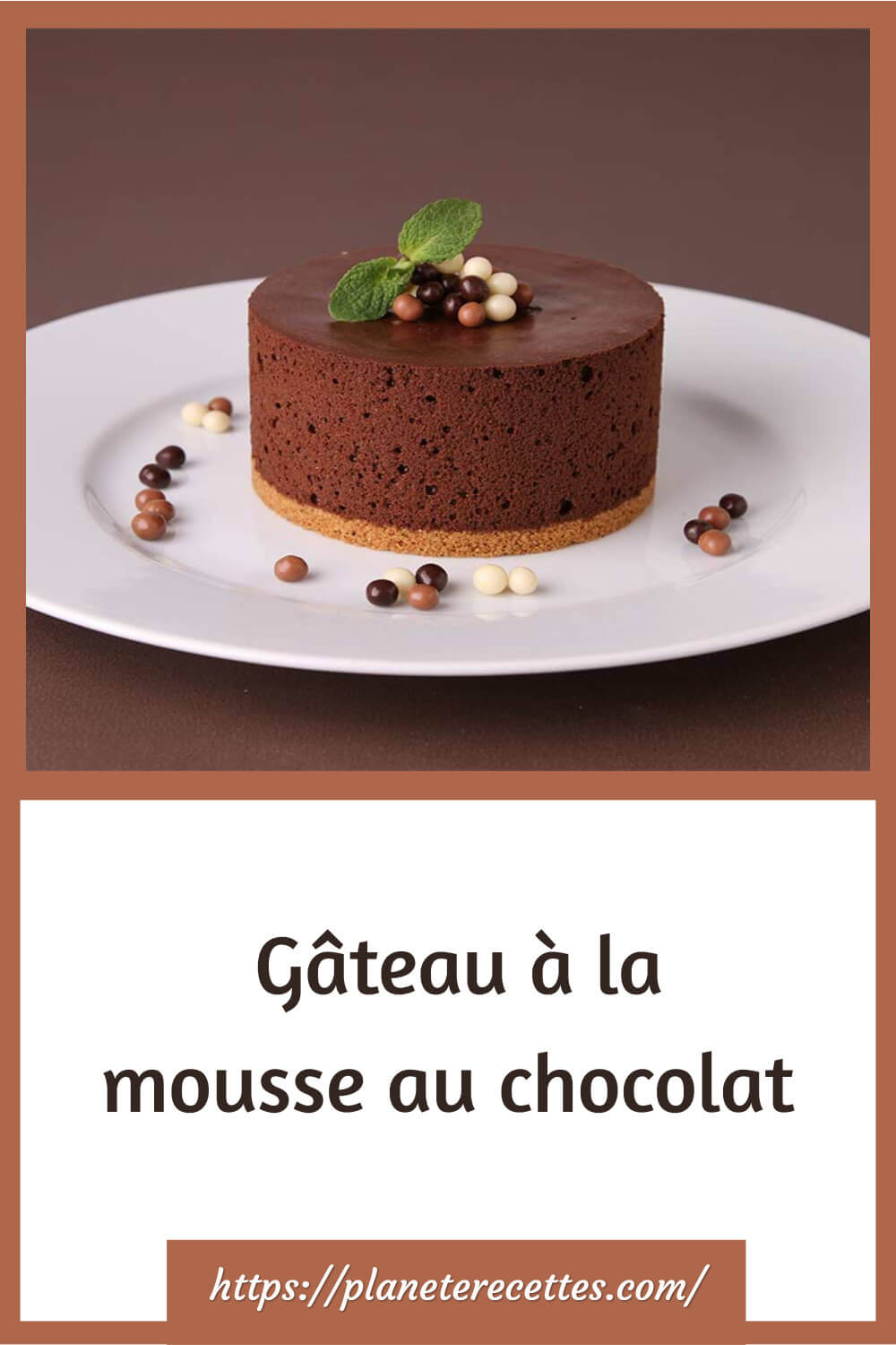 Gâteau à la mousse au chocolat – Planète Recettes
