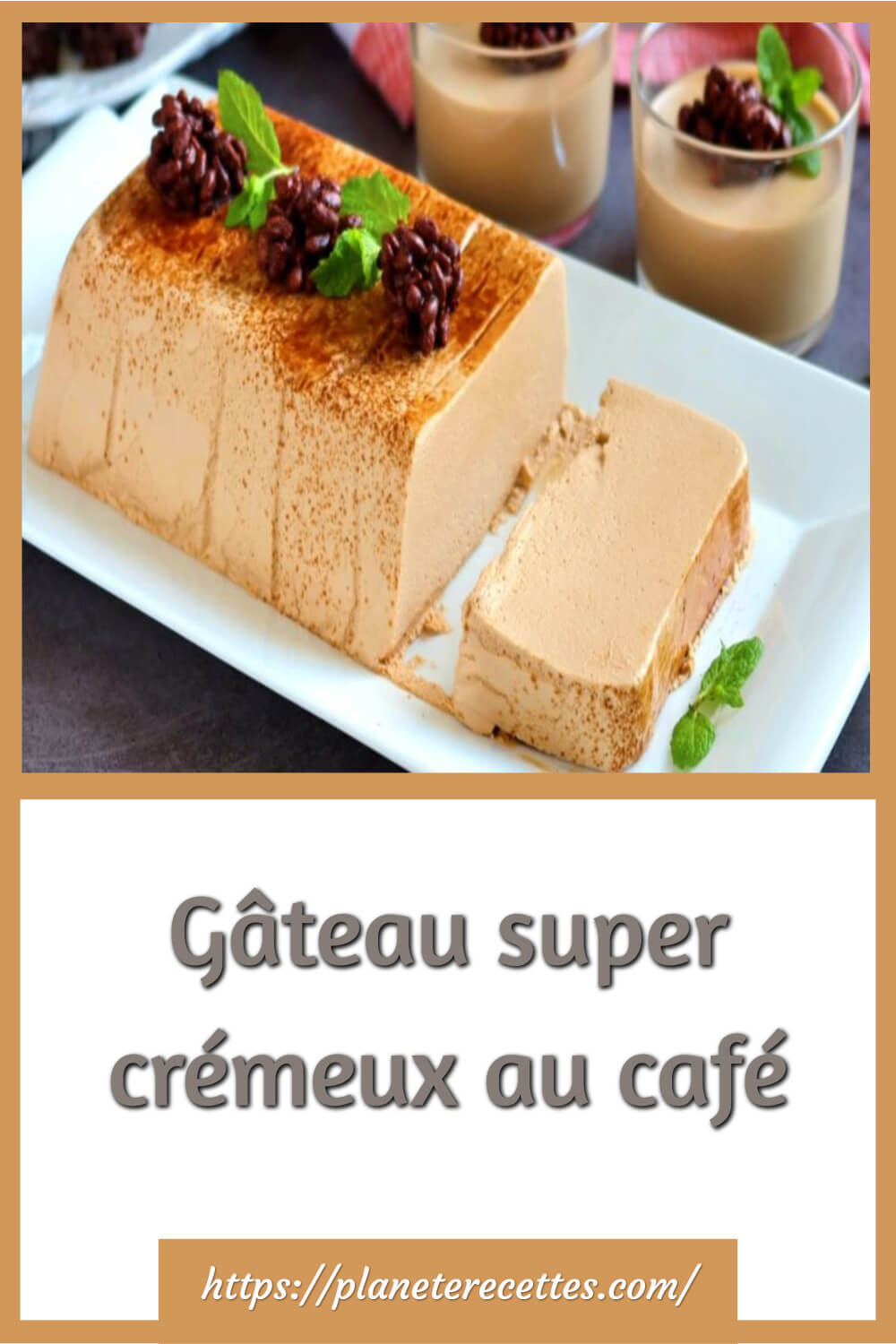 Gâteau super crémeux au café – Planète Recettes