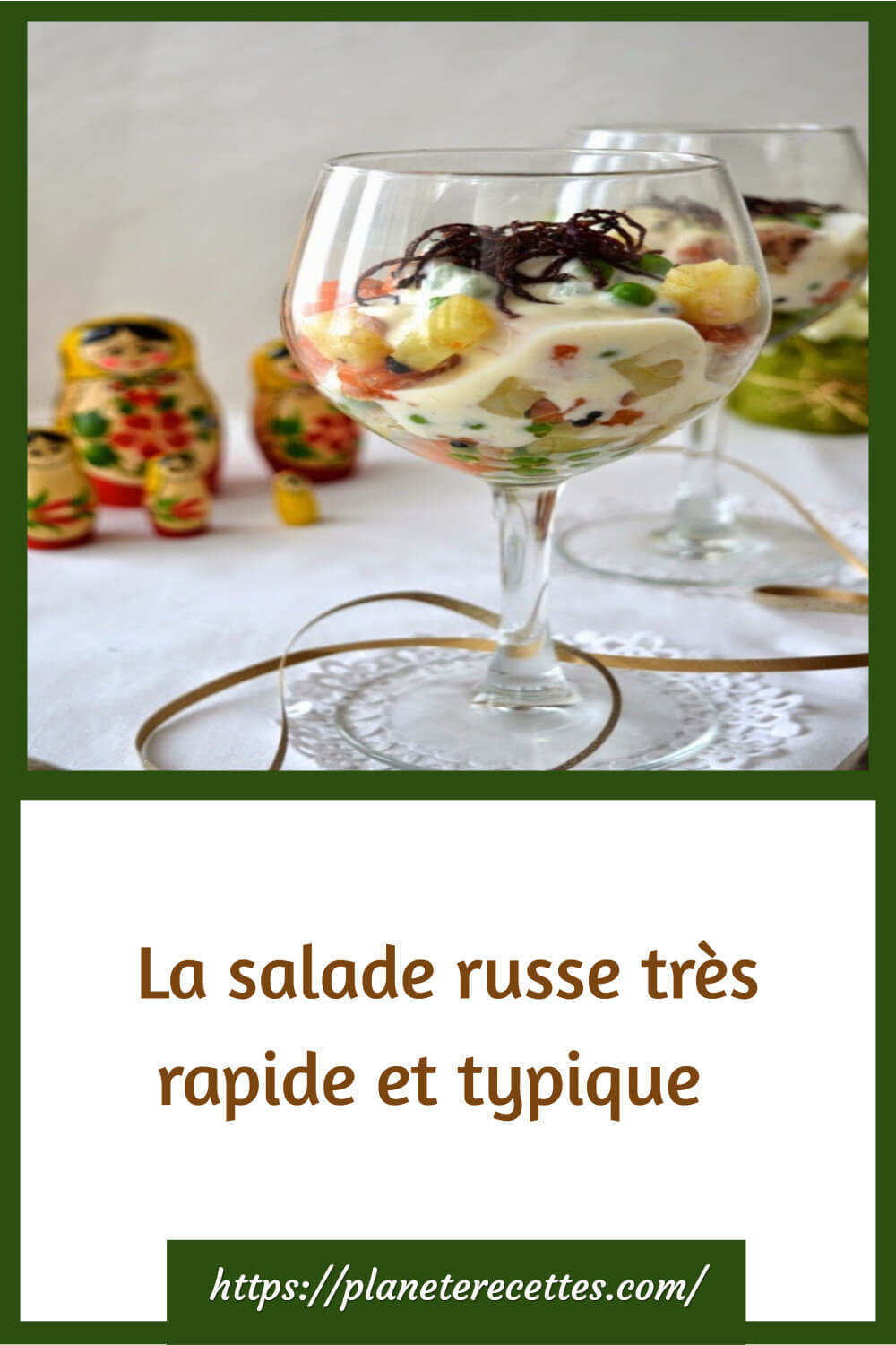 La salade russe très rapide et typique – Planète Recettes